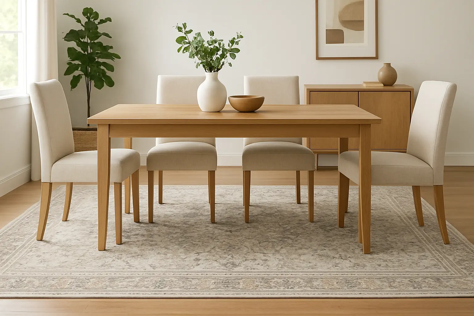 Dining Room Rugs Guide: Sizes, Materials, Styles & Tips 2026